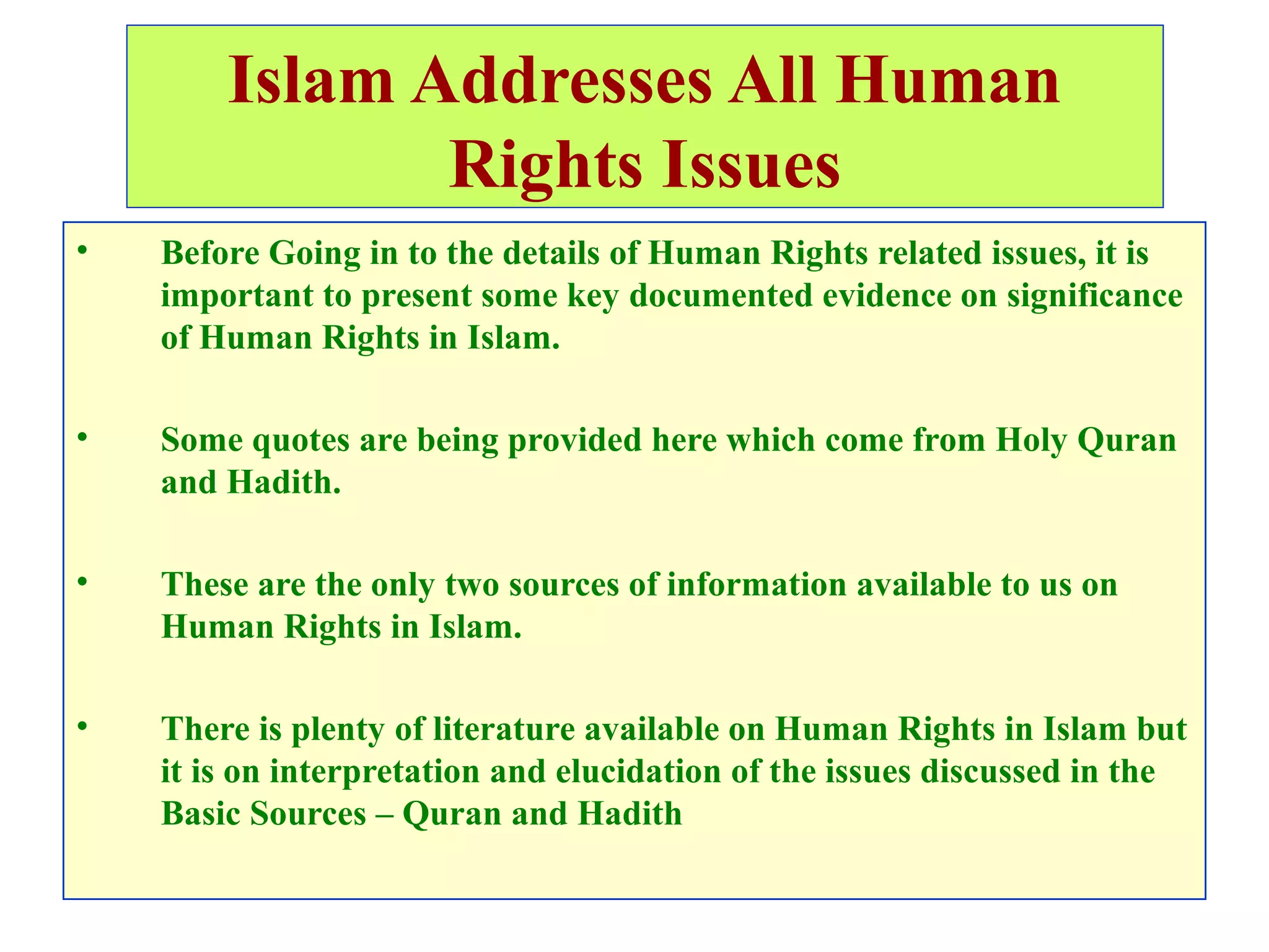 Human rights islam_final_ppt | PPT