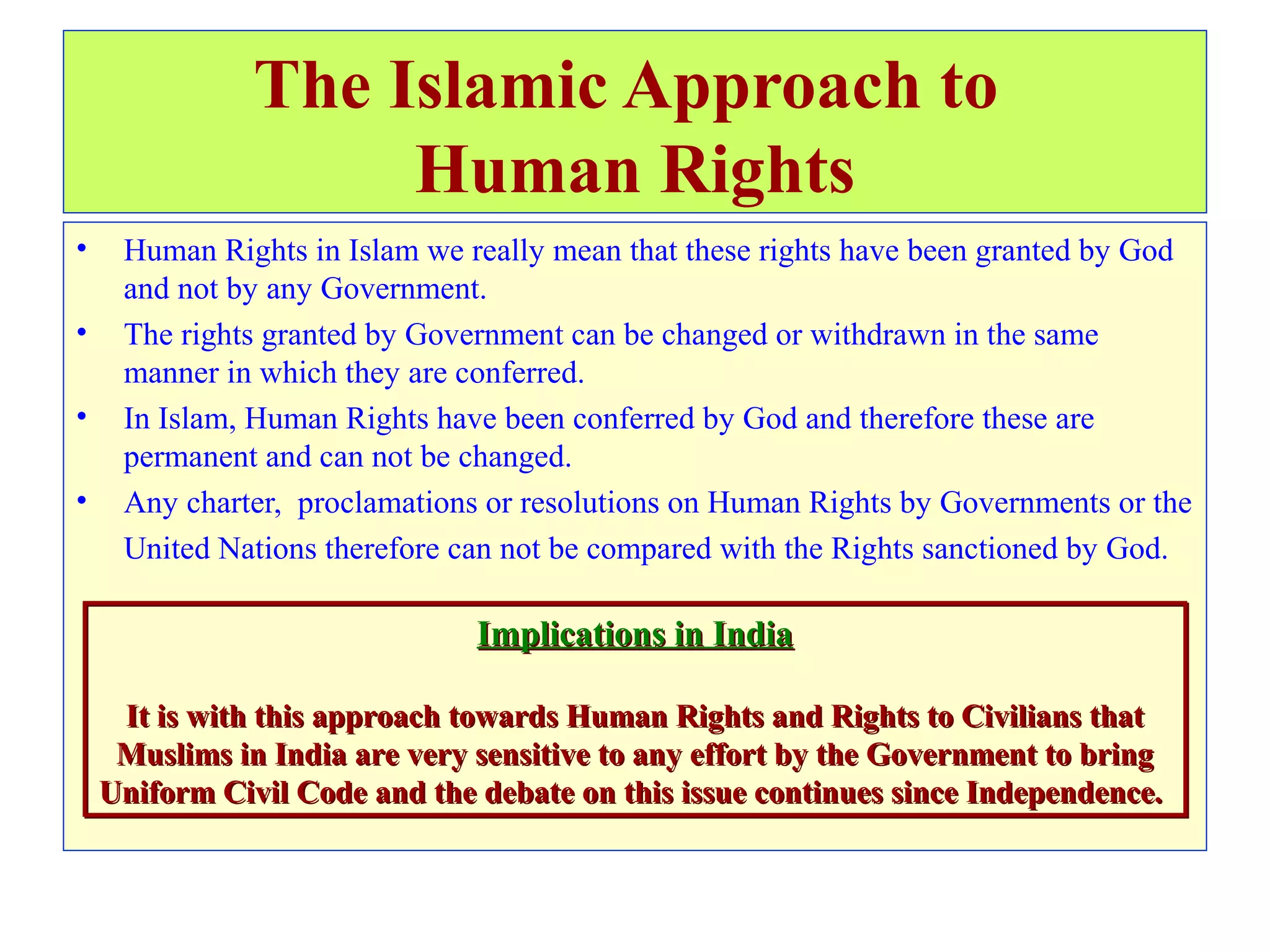 Human rights islam_final_ppt | PPT