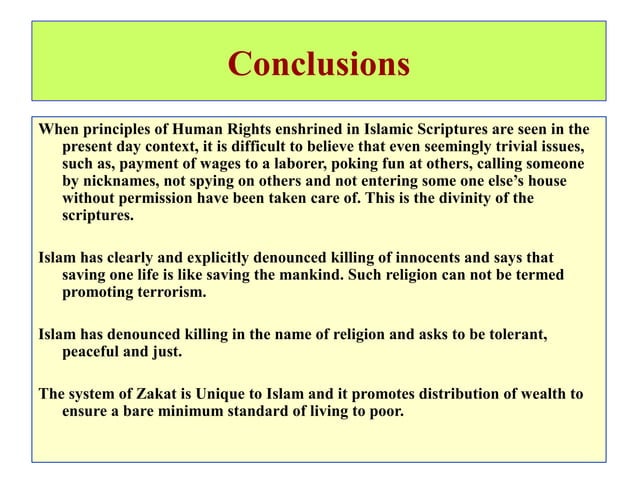 Human rights islam_final_ppt | PPT
