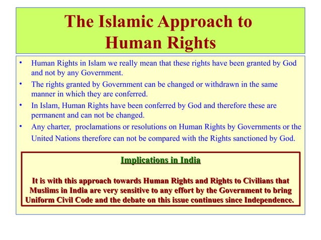 Human rights islam_final_ppt | PPT
