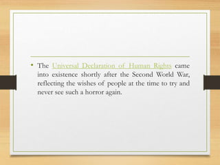 HUMAN RIGHTS ISSUES and CHALLENGES.pptx