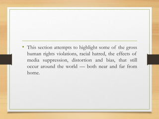 HUMAN RIGHTS ISSUES and CHALLENGES.pptx