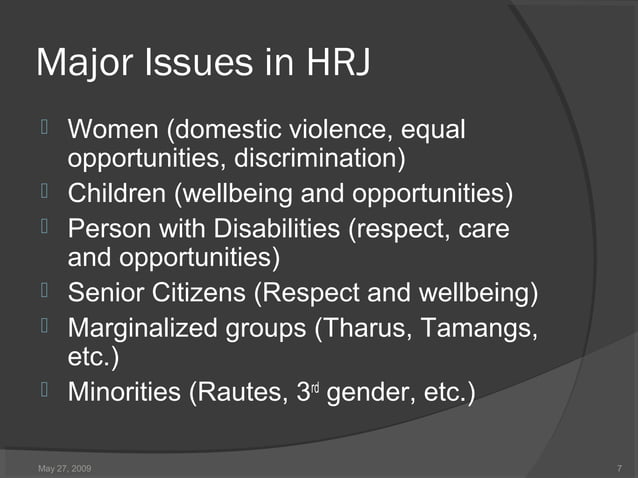 Human rights journalism, an overview | PPT