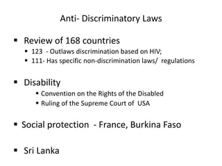 Scientific Sessions 2015: Human rights law and hiv in sri lanka | PPT