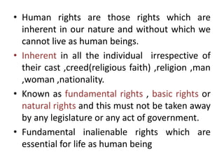 Human rights lecturer 1 | PPTX