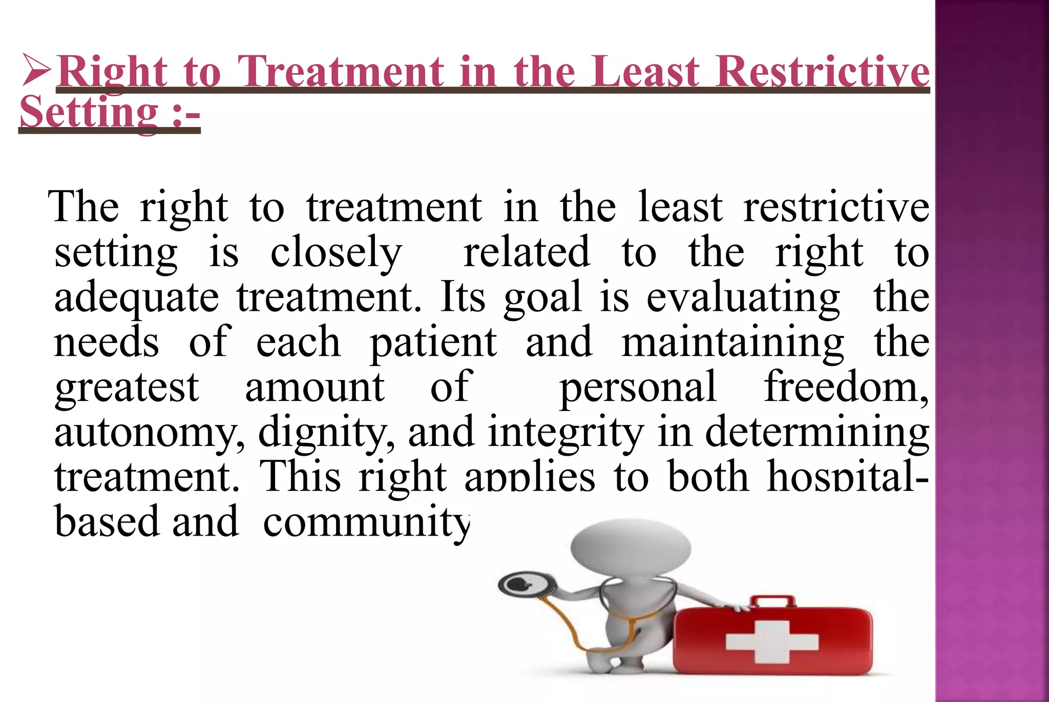 Human rights of mentally ill person | PPTX