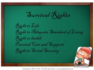 Human rights of the child | PPT