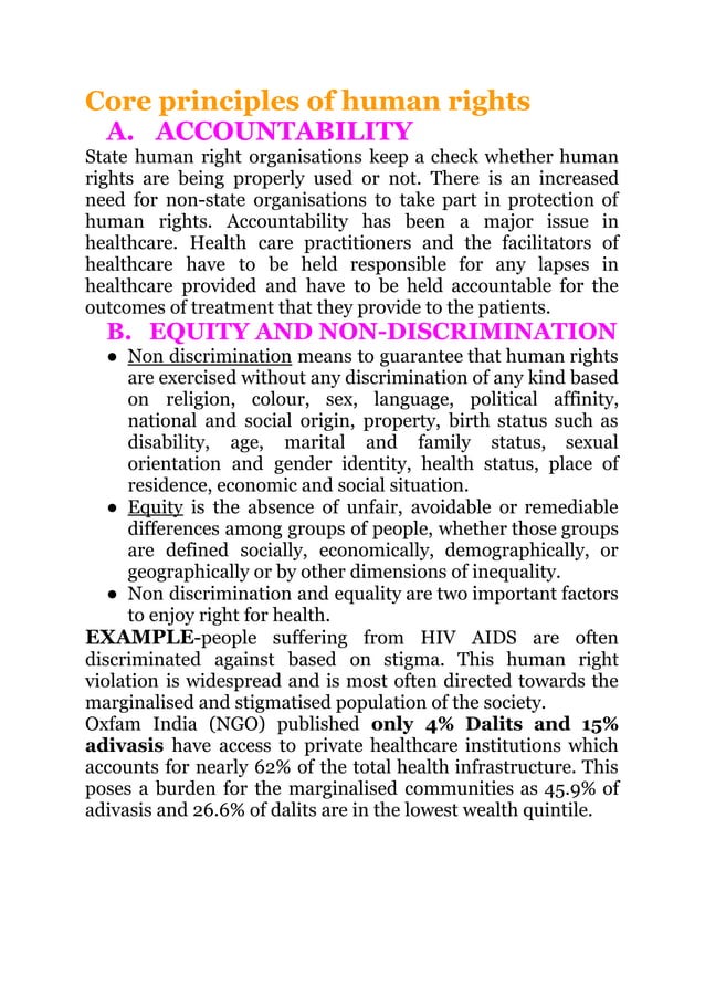 HUMAN RIGHTS | PDF | Reproductive Health | Diseases and Conditions