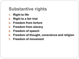 Human rights | PPTX