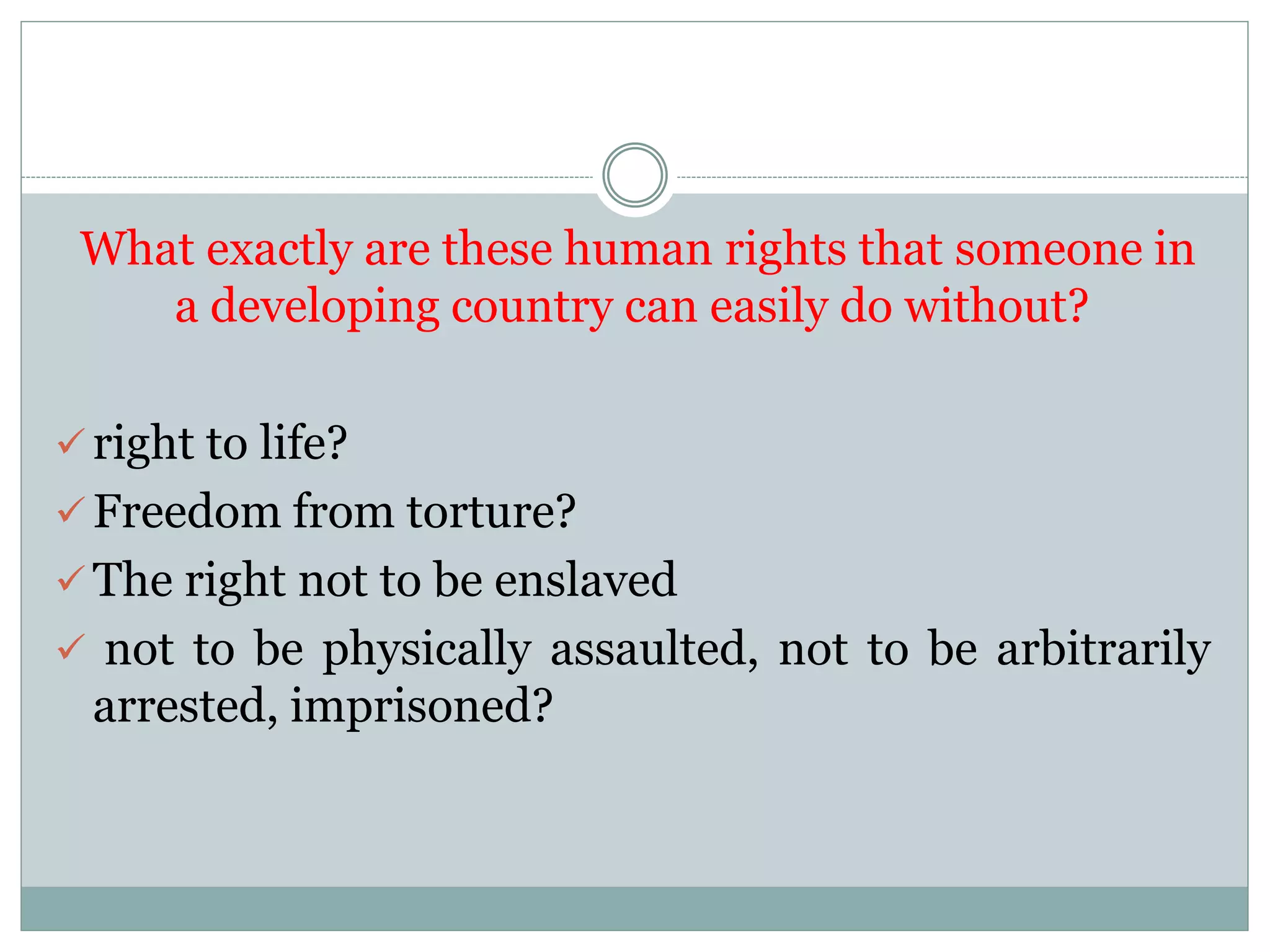 Universality of Human Rights | PPTX