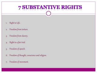 Human rights and its execution's in the world | PPT