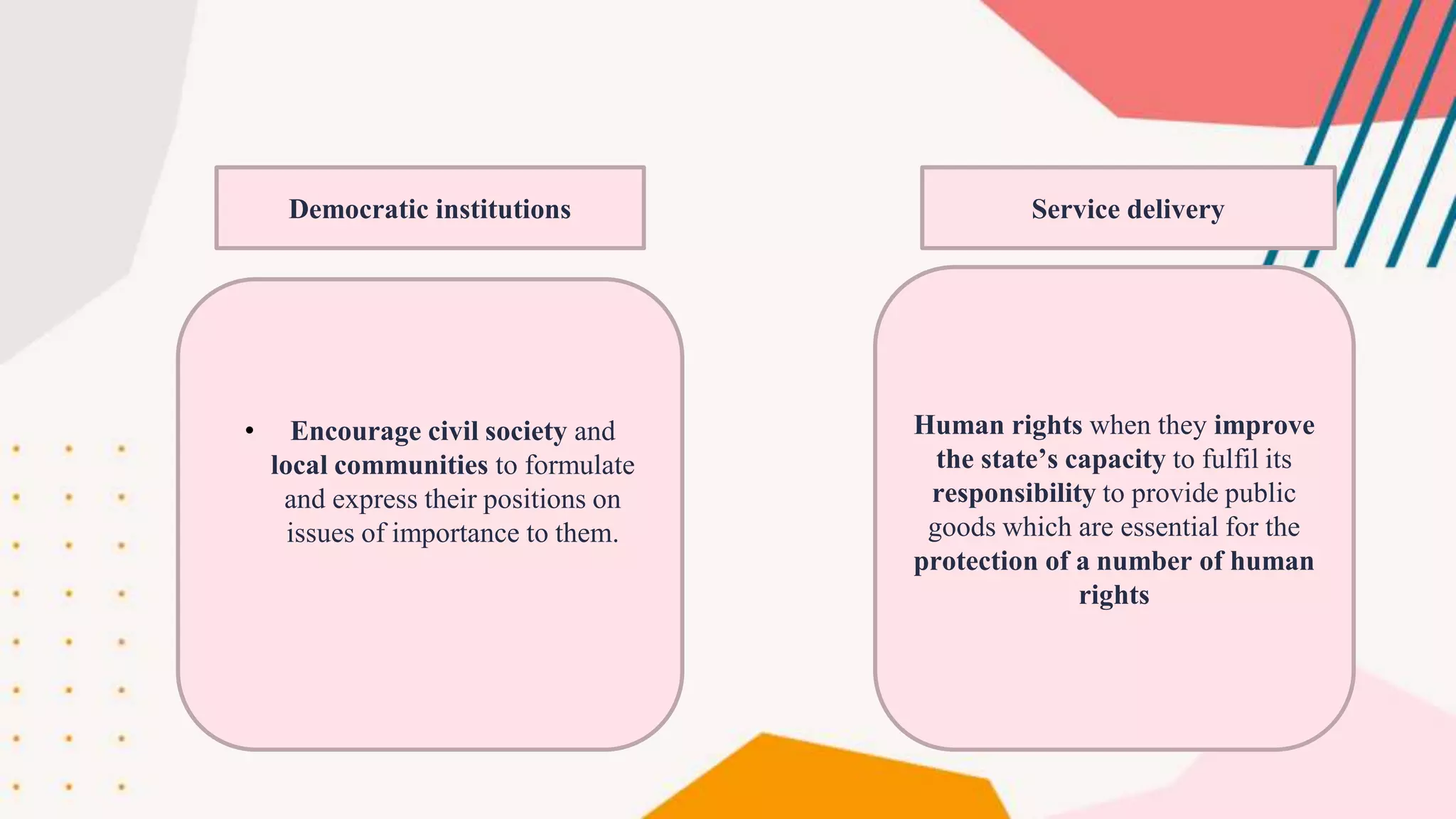 Human rights and good Governance | PPTX