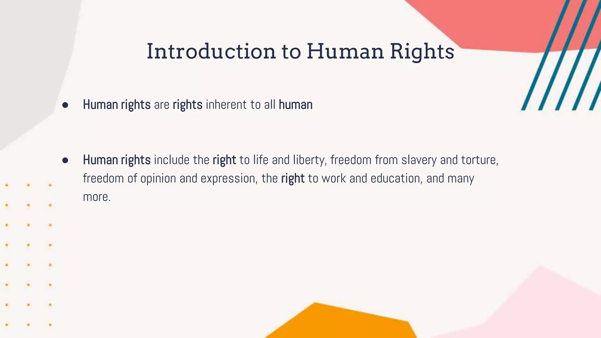 Human rights and good Governance | PPTX