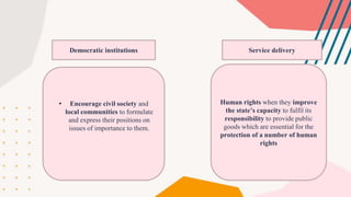 Human rights and good Governance | PPTX