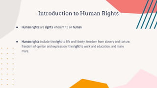 Human rights and good Governance | PPTX