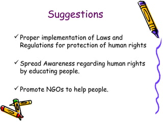 Human rights presentation | PPT