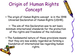 Human rights presentation | PPT