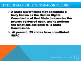 Human Rights Presentation by Simhachalam K L V | PPT