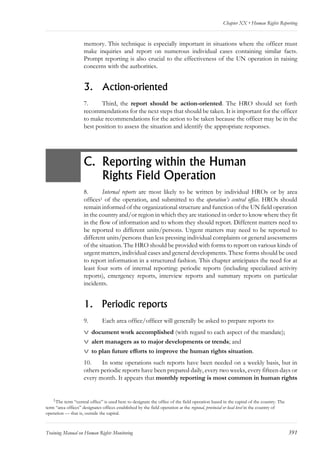 Human Rights Reporting | PDF
