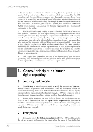 Human Rights Reporting | PDF