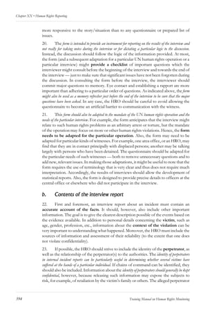 Human Rights Reporting | PDF