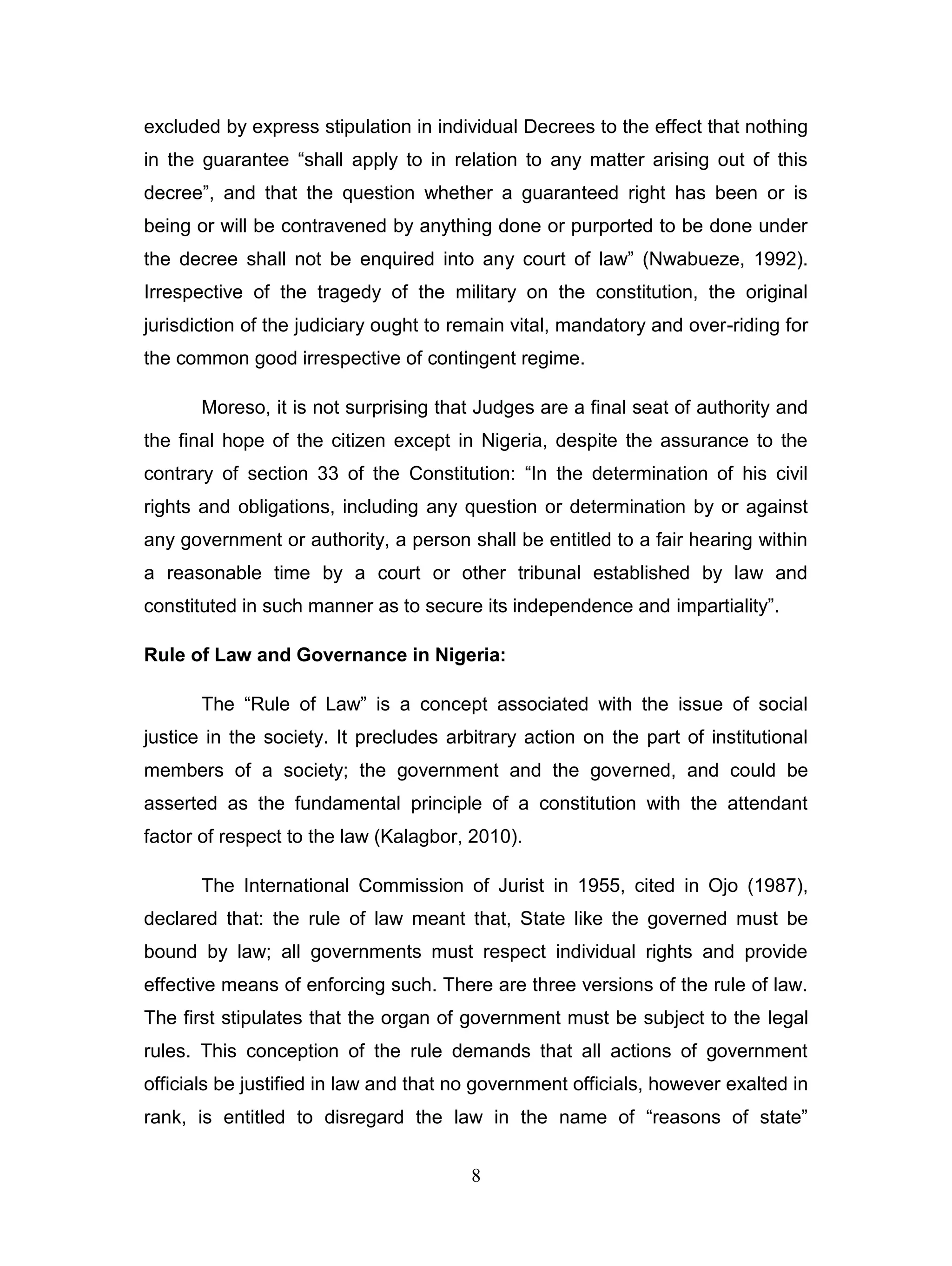 Human rights, rule of law and governance | DOCX