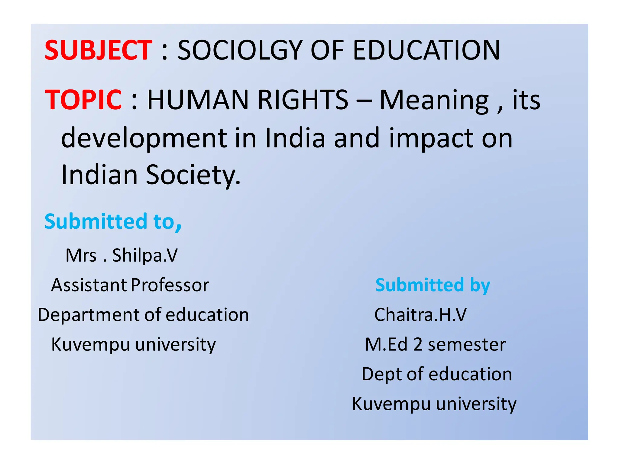 HUMAN RIGHTS meaning definition concepts | PDF