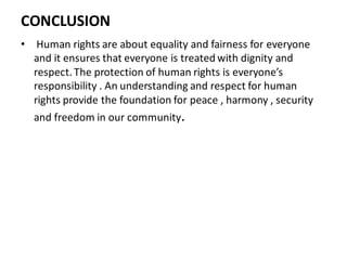 HUMAN RIGHTS meaning definition concepts | PDF