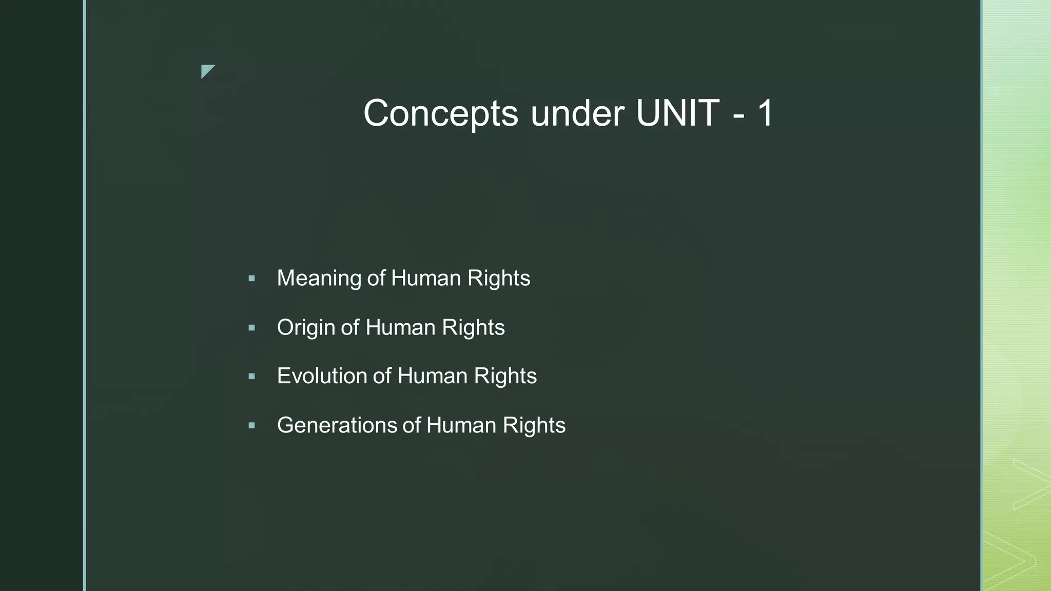 Human rights unit1 | PPT