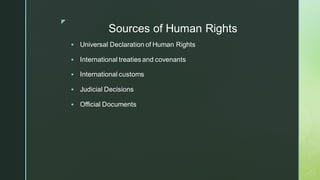 Human rights unit1 | PPT