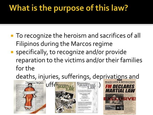 Human rights victims reparation and recognition act | PPT