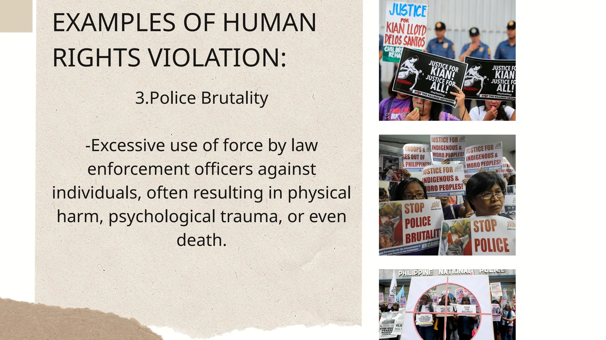 HUMAN RIGHTS VIOLATION report for contemporary world.pptx