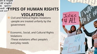 HUMAN RIGHTS VIOLATION report for contemporary world.pptx
