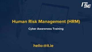 Human Risk Management | PPTX