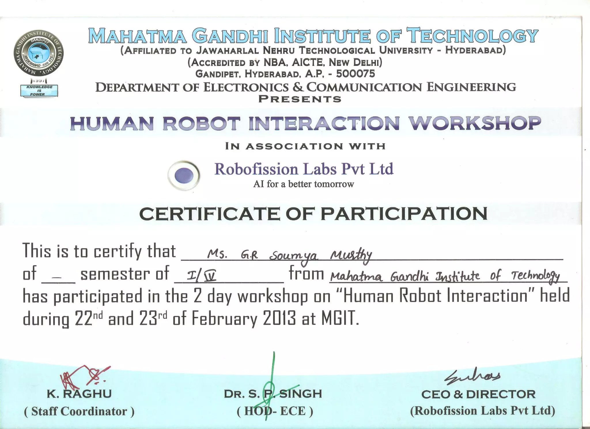 Human robotic interaction | PDF