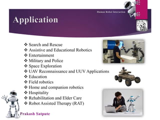 Human robot interaction | PPTX