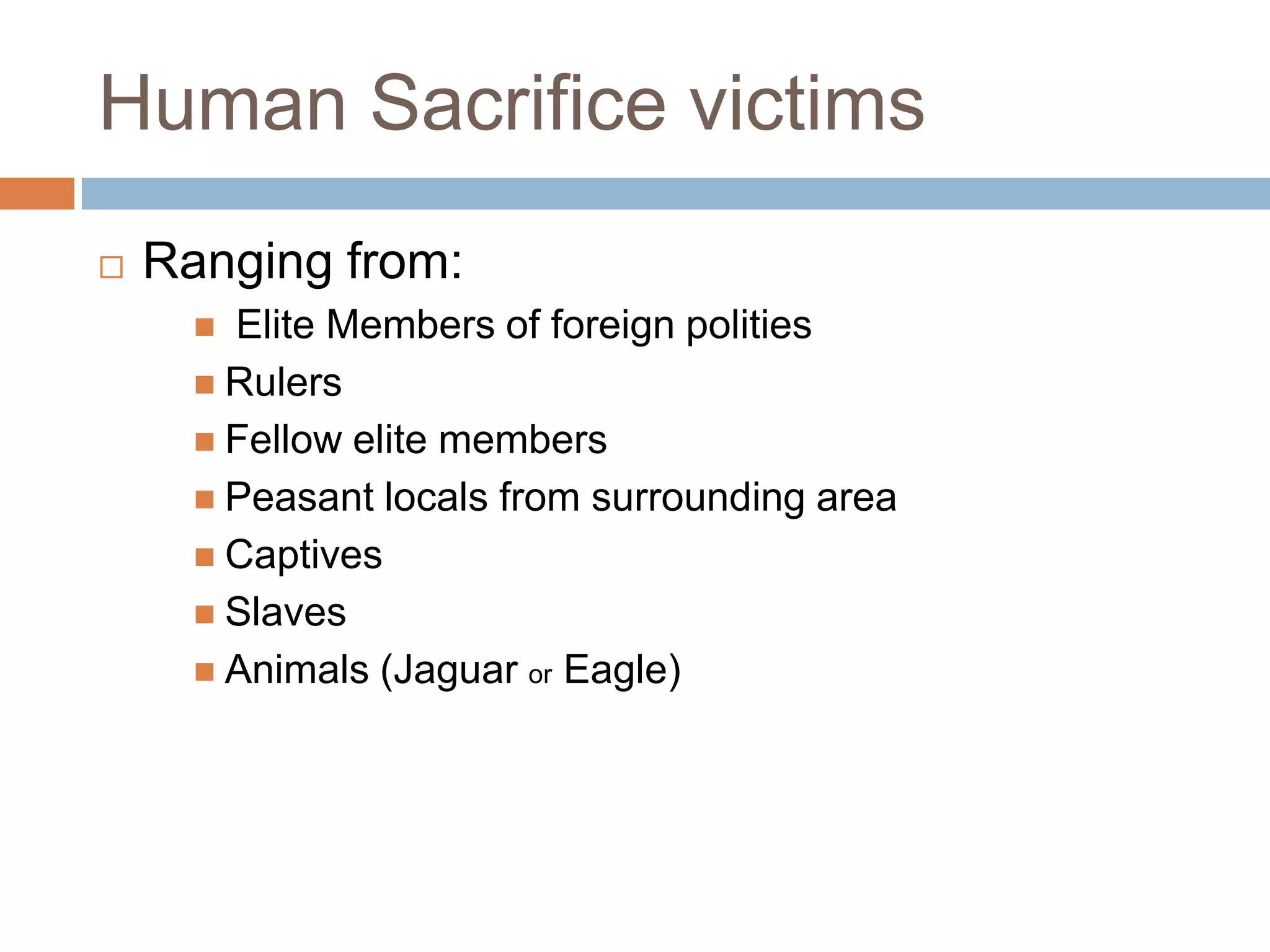 Human sacrifice | PPTX