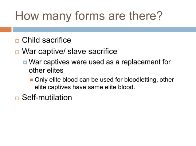 Human sacrifice | PPT