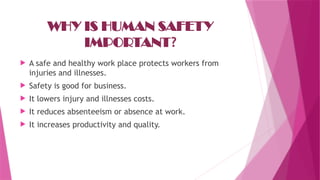 HUMAN SAFETY AND ENVIRONMENT FOR WORKPLACE.pptx