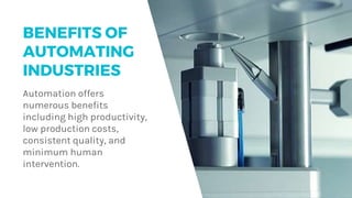 Humans and Industrial Automation | PPTX