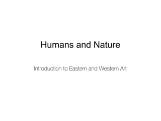 Humans and Nature | PDF