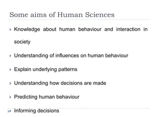 Human Sciences for ToK | PPTX