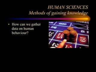 Human sciences introduction no build | KEY