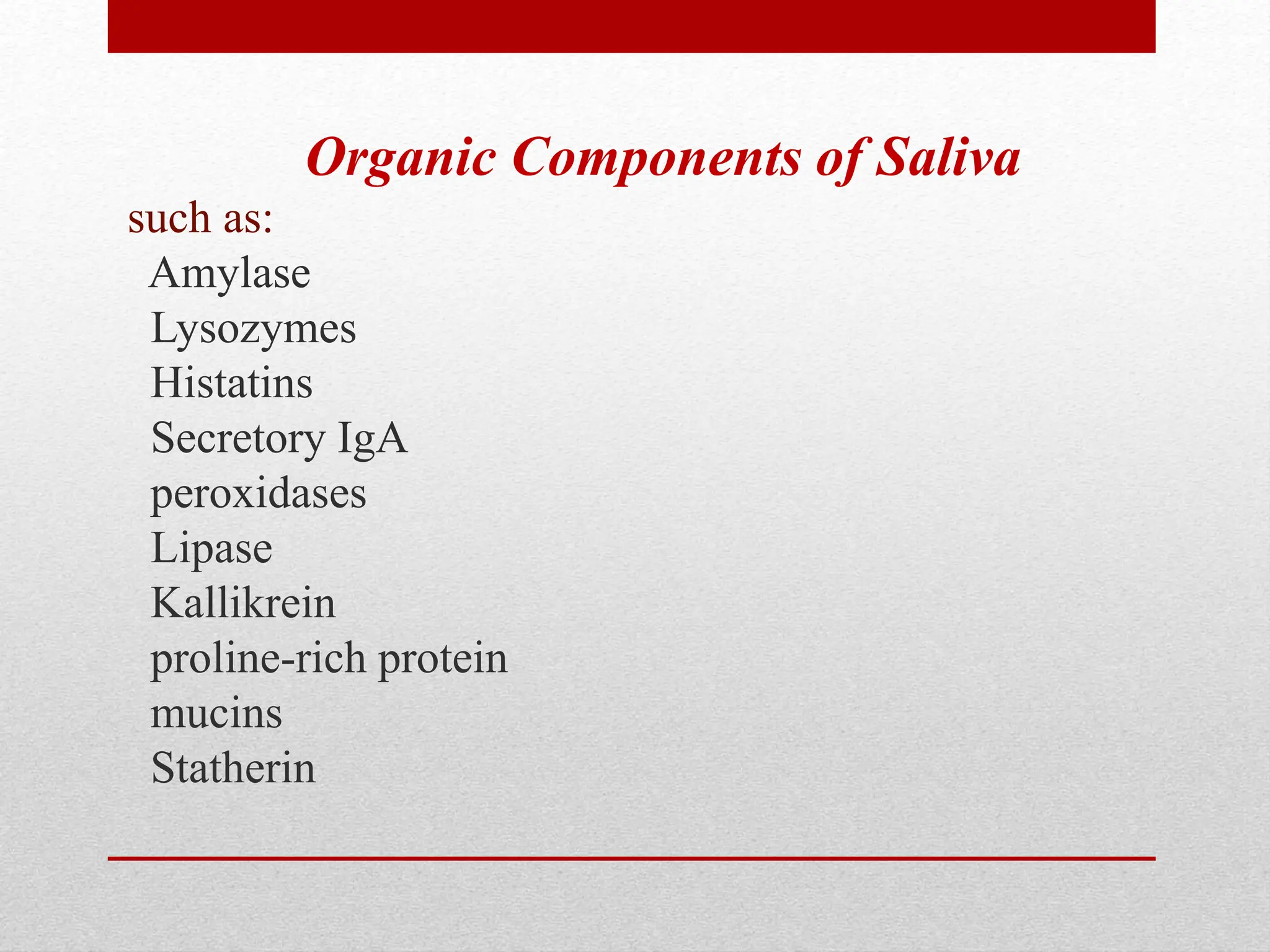 human secretion like saliva in the process.pptx