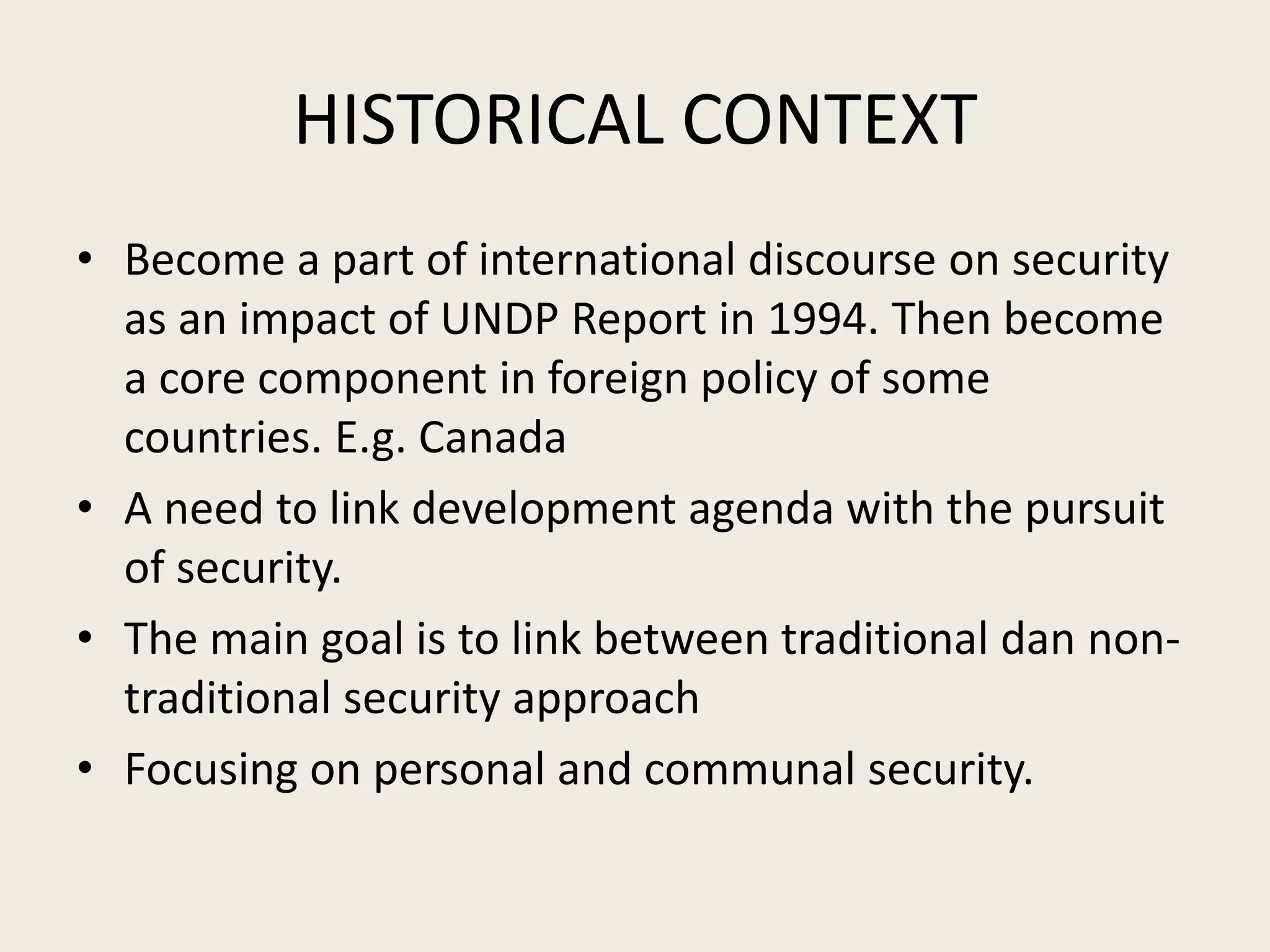 Human security | PPTX