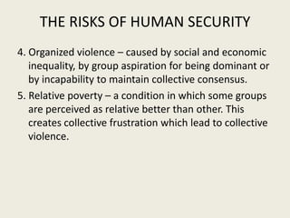Human security | PPTX