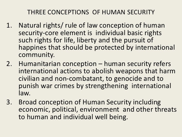 Human security