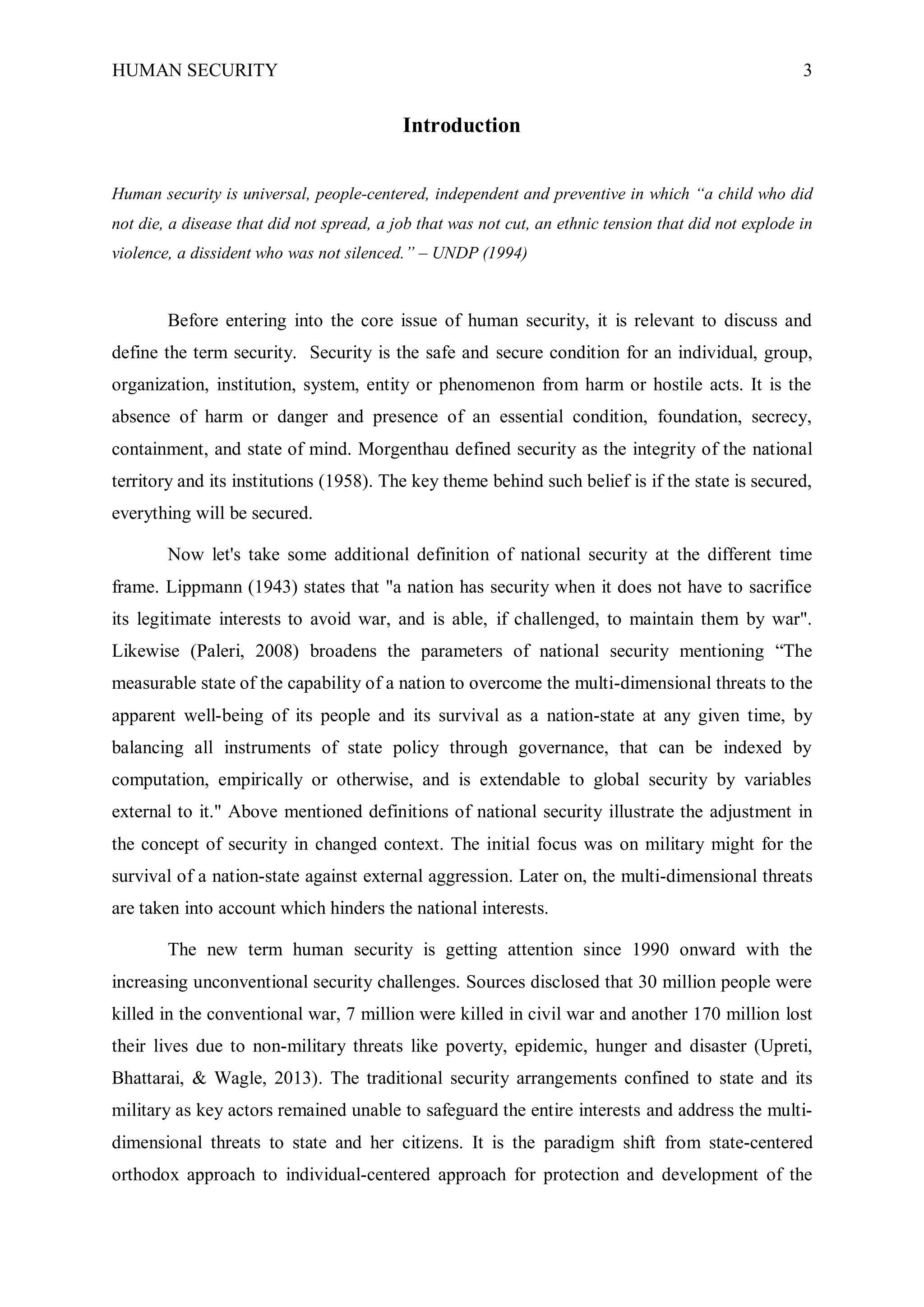 Human security | PDF