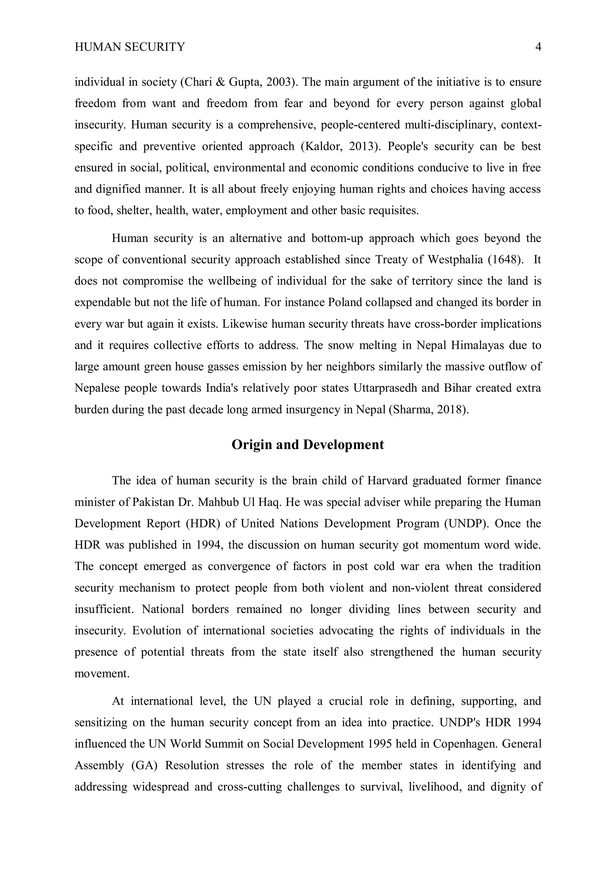 Human security | PDF