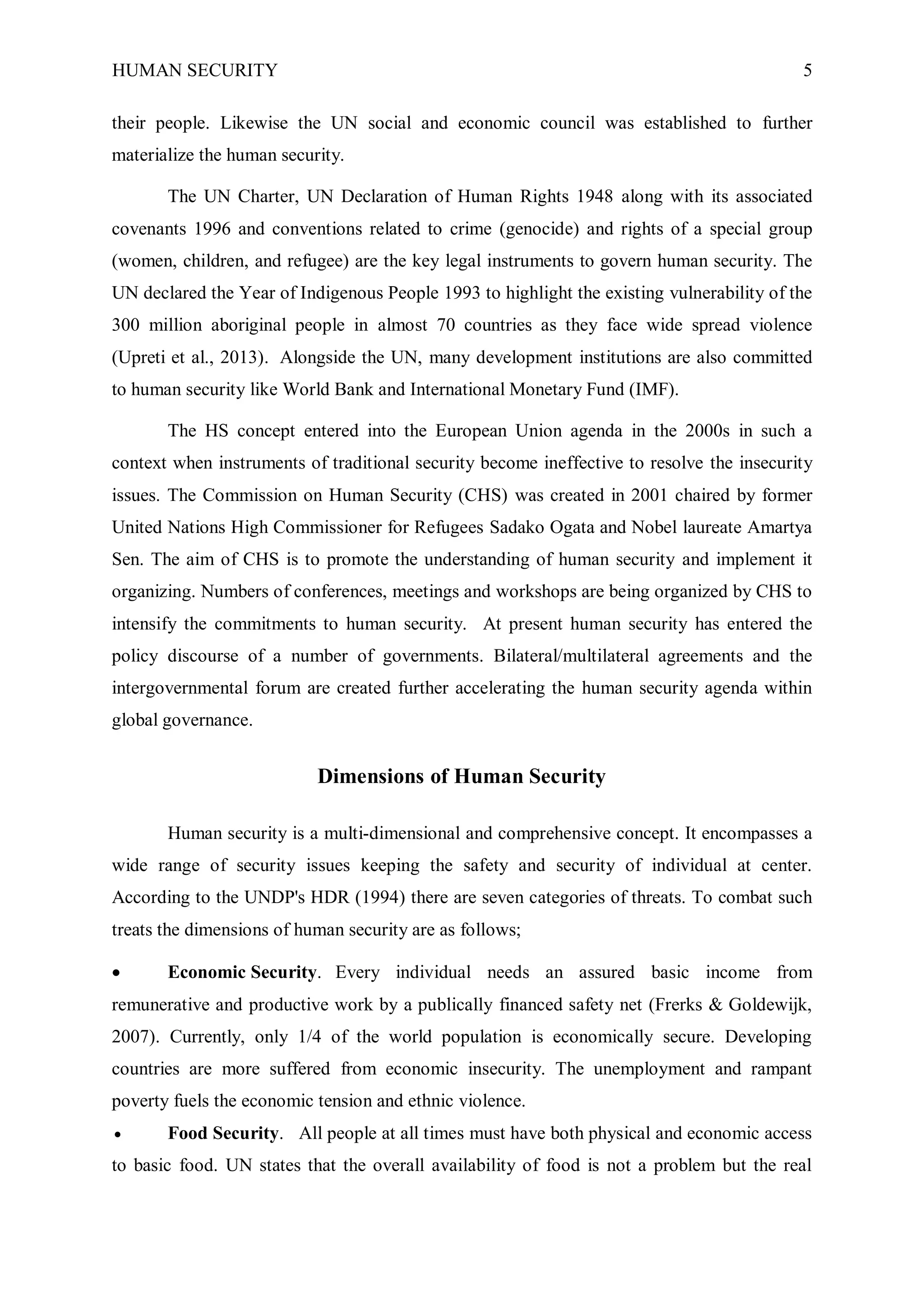 Human security | PDF